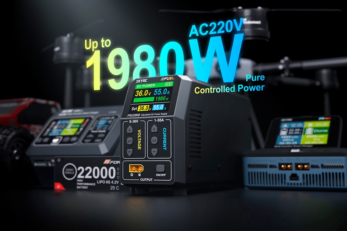 SkyRC eFUEL PSU2000 2000W Power Supply | MIBOSPORT